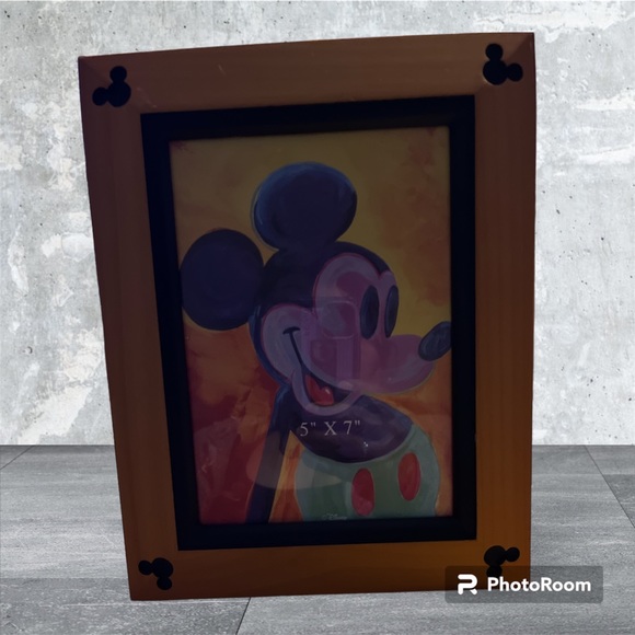 Disney | Wall Decor | Vintage Walt Disney Parks Mickey Mouse Carved ...
